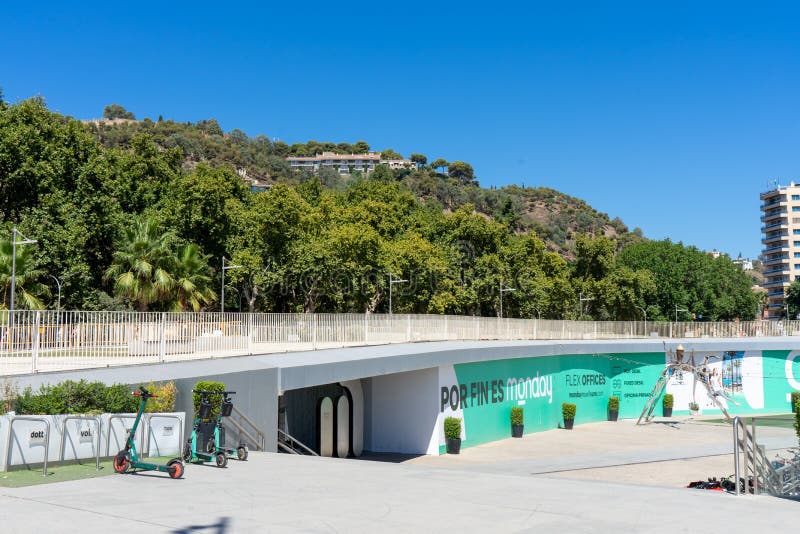 Walking on Wharf in Malaga, Spain on September 4, 2022 Editorial Stock ...