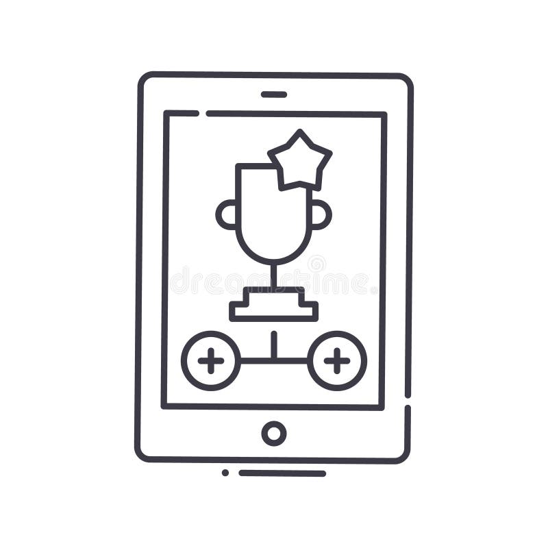 Walkthrough Icon, Linear Isolated Illustration, Thin Line Vector, Web ... Walkthrough Icon, Linear Isolated Illustration, Thin Line Vector, Web ...