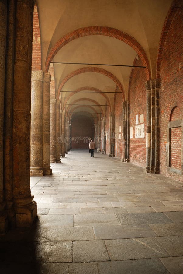 Walkway stock image. Image of arch, landmark, ground - 20588243