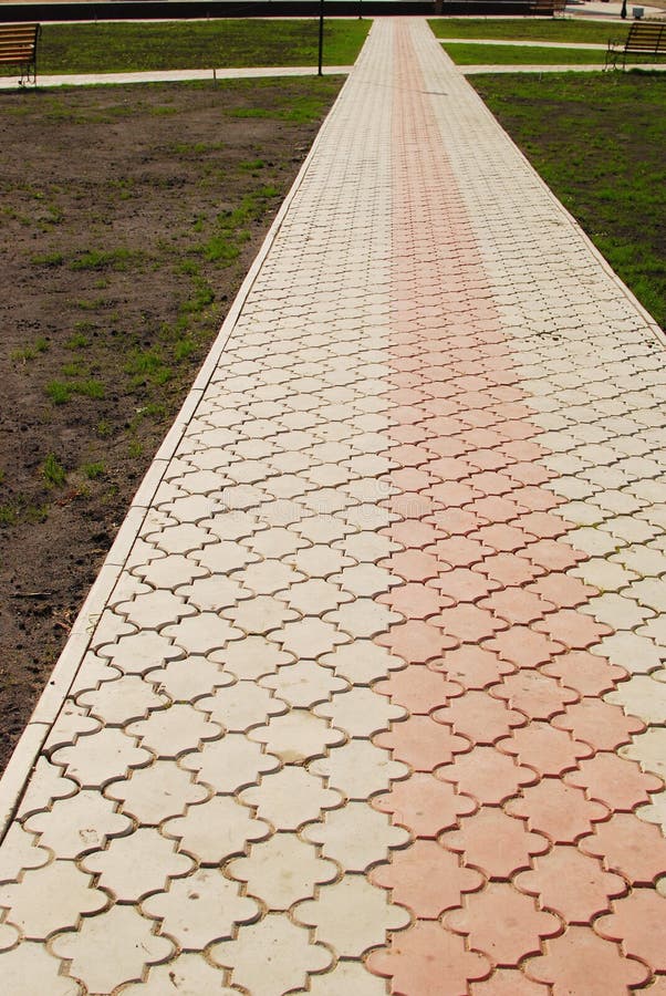 Walkway stock image. Image of travel, walkway, road, park - 21017469