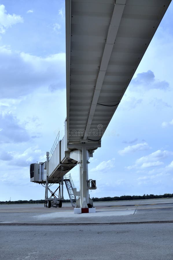 Walkway airport stock image. Image of nature, transportation - 127103397