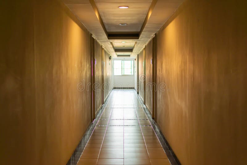 A walkway in an apartment stock image. Image of downlight - 154291967