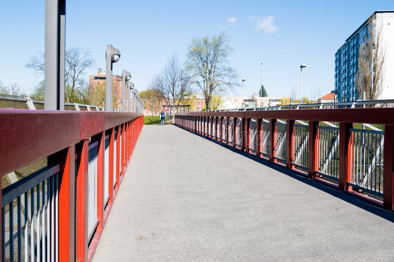 Walkway bridge stock image. Image of infrastructure, building - 40545439