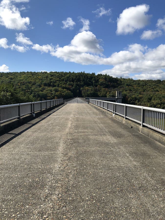 Walkway bridge stock image. Image of trees, walkway - 161398131