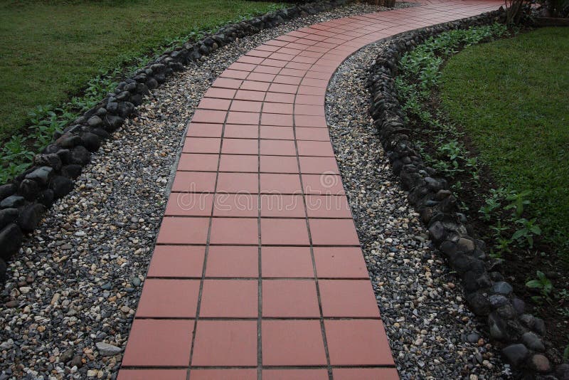 Walkway stock image. Image of lifestyle, outdoors, garden - 38564735