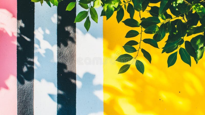 A Walkway Featuring Black and White Stripes, Accompanied by Dappled ...
