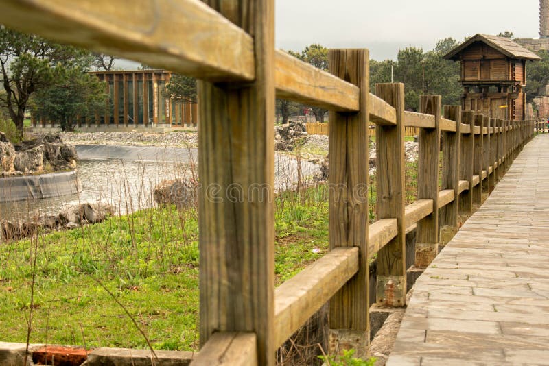 Walkway, Fence, Outdoor Structure, Wood Picture. Image: 132087986
