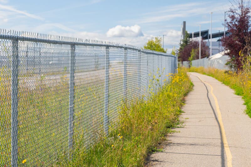 Walkway Footpath in City Urban for Exercise Stock Image - Image of ...