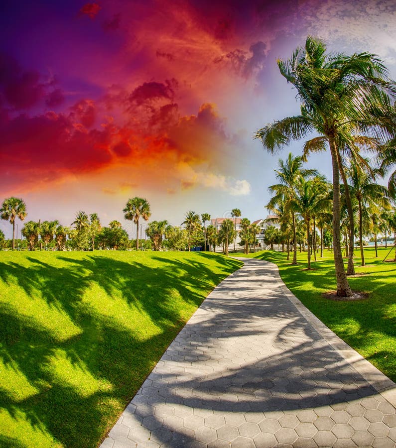 Walkway Inside a Beautiful Park Stock Photo - Image of trail, pathway ... Walkway Inside a Beautiful Park Stock Photo - Image of trail, pathway ...