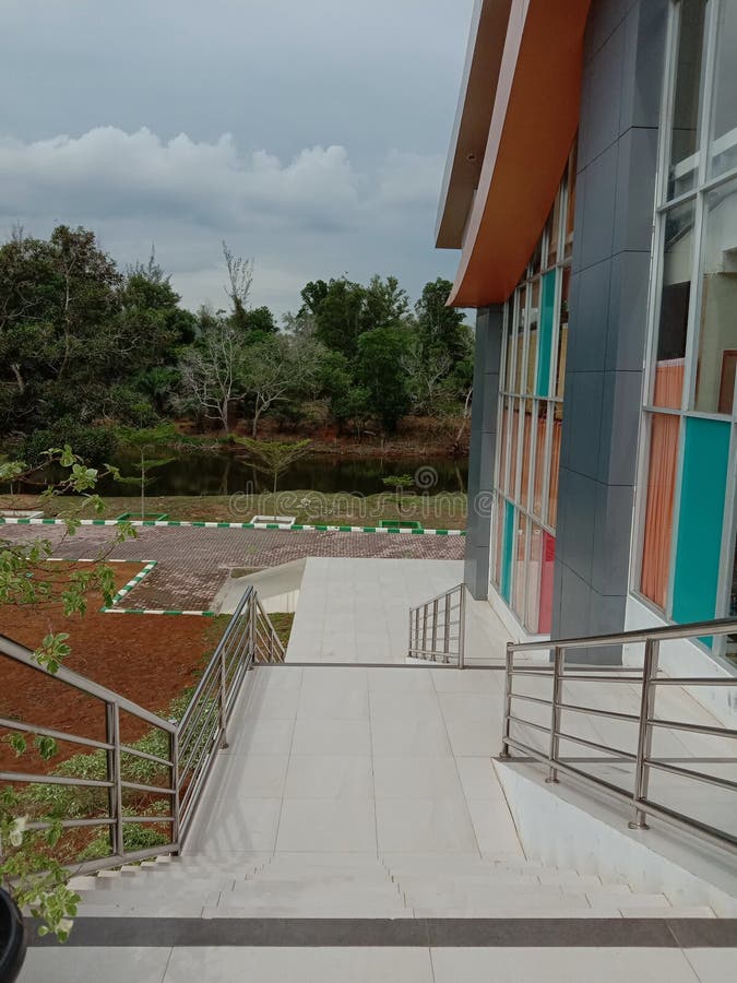 Library Walkway in Manchester City Centre Stock Image - Image of alley ...
