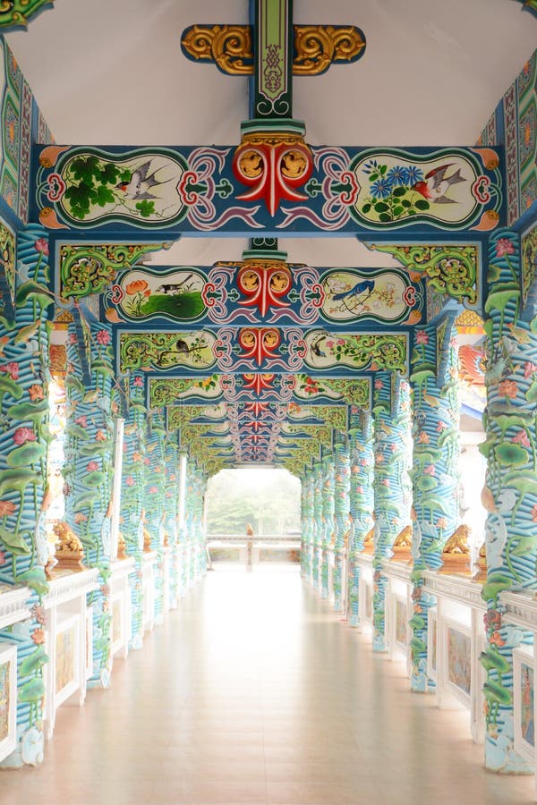 Walkway beside temple stock photo. Image of landmark - 42905888