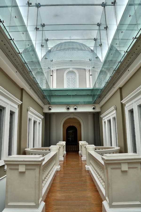 Walkway through Museum editorial stock image. Image of exit - 28560699