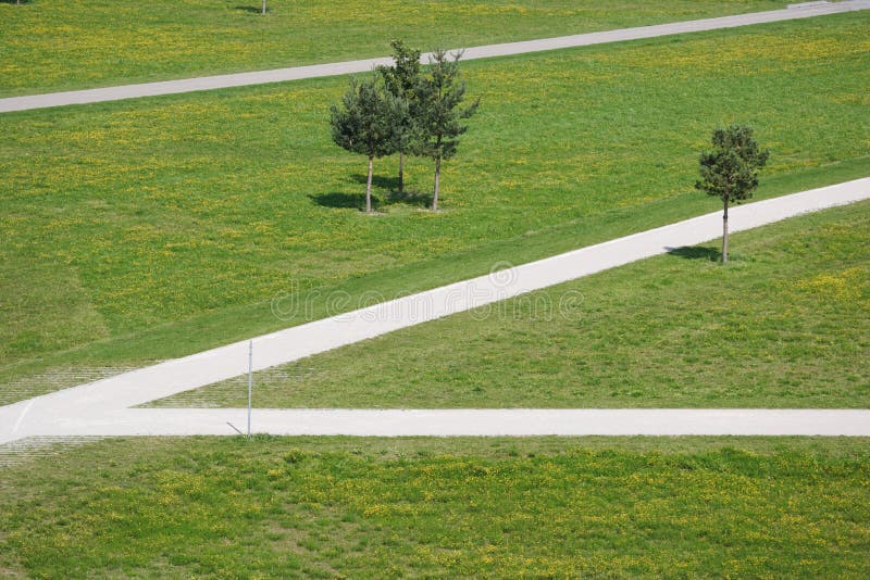 Walkway in the park stock image. Image of sunlight, walkway - 7230911