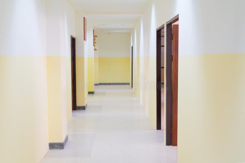 Walkway the Room Internal Building Stock Image - Image of building ...