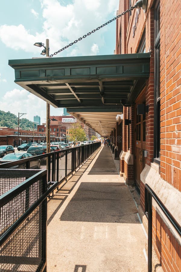 Walkway in Strip District of Downtown Pittsburgh Pennsylvania Stock ...