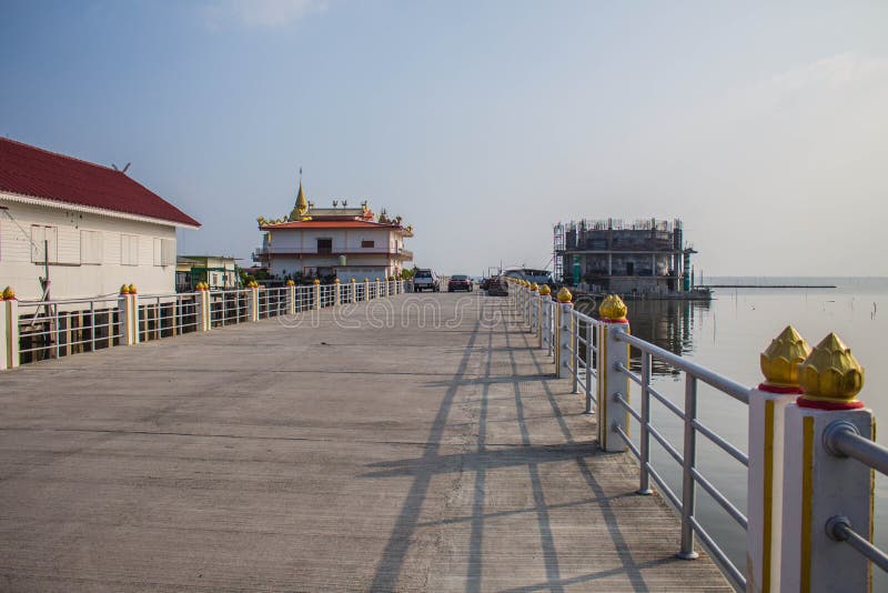 Walkway in temple stock image. Image of blue, temple - 46160143