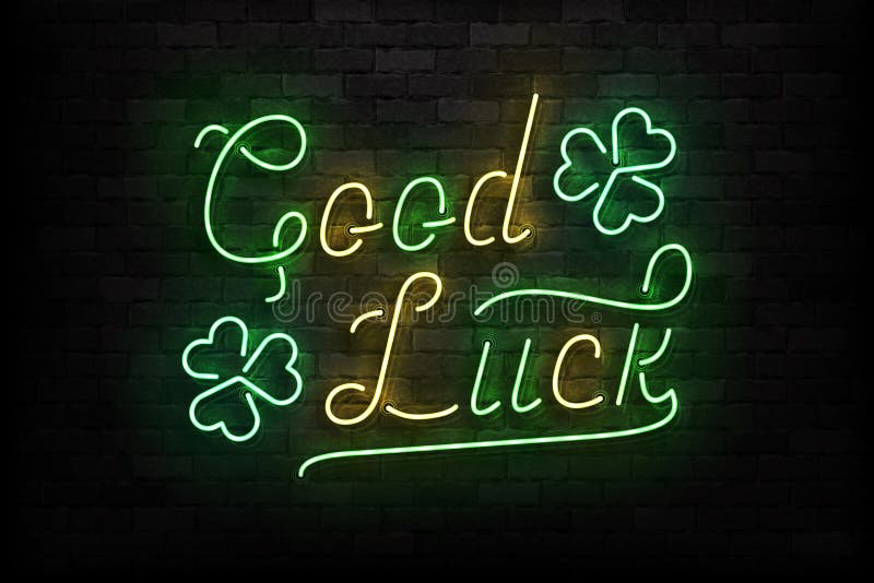 Luck Logo Four Leaf Clover Luck Symbol Blue Logo Modern Corporate ...