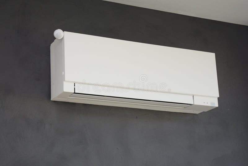 Wall Air Conditioner in Modern House. Indoor Air Conditioner AC Unit ...