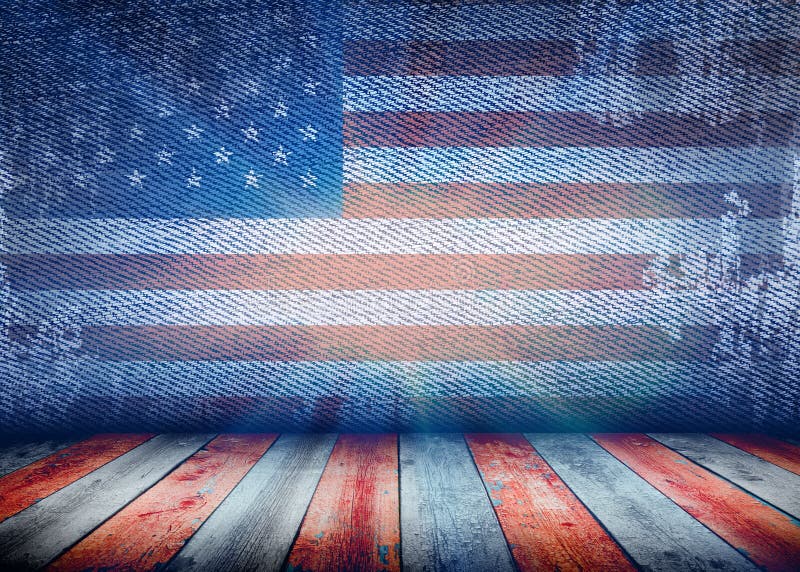 Wall with american flag stock photo. Image of grunge - 80640314