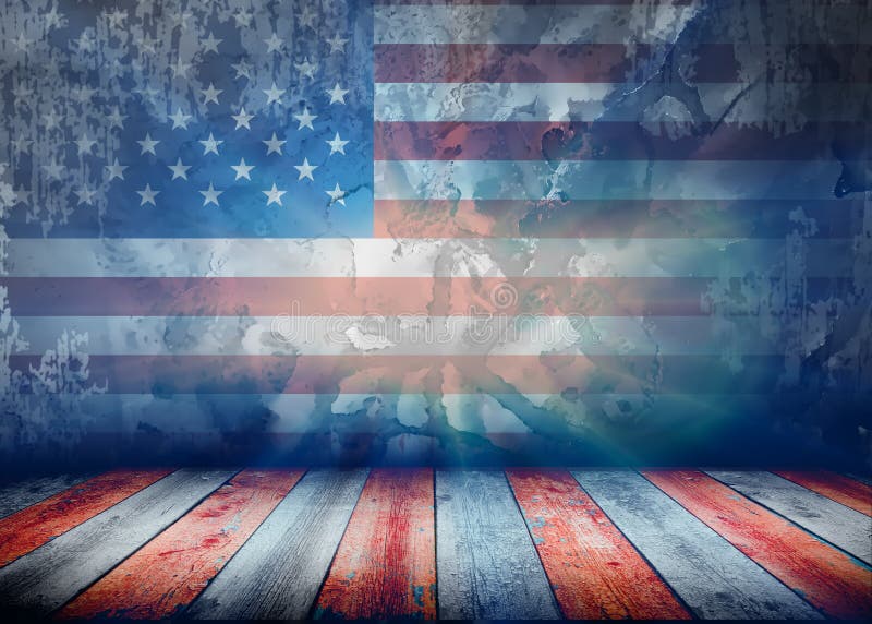 Wall with american flag stock image. Image of material - 80641759