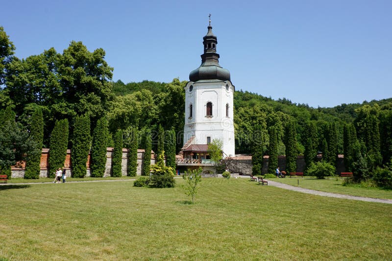 Architecture of the Ancient Krechen Monastery in Lviv Region Editorial Stock Photo - Image of ...