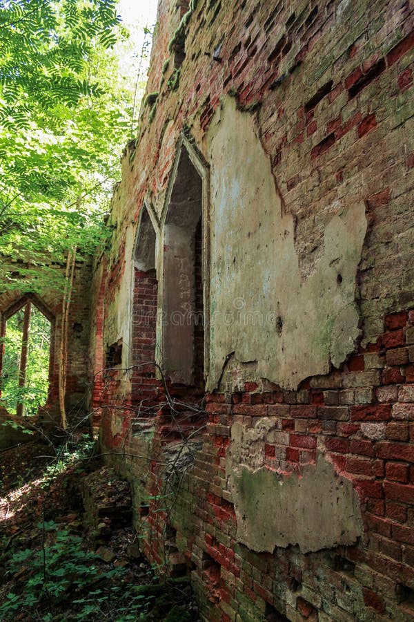 The Wall of an Ancient Monastery. Stock Image - Image of ruin ...
