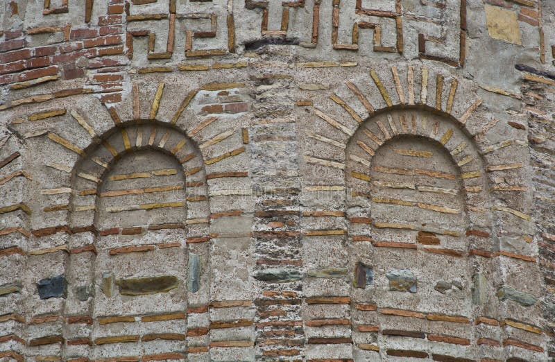 The Wall of an Ancient Temple Stock Image - Image of city, feature ...