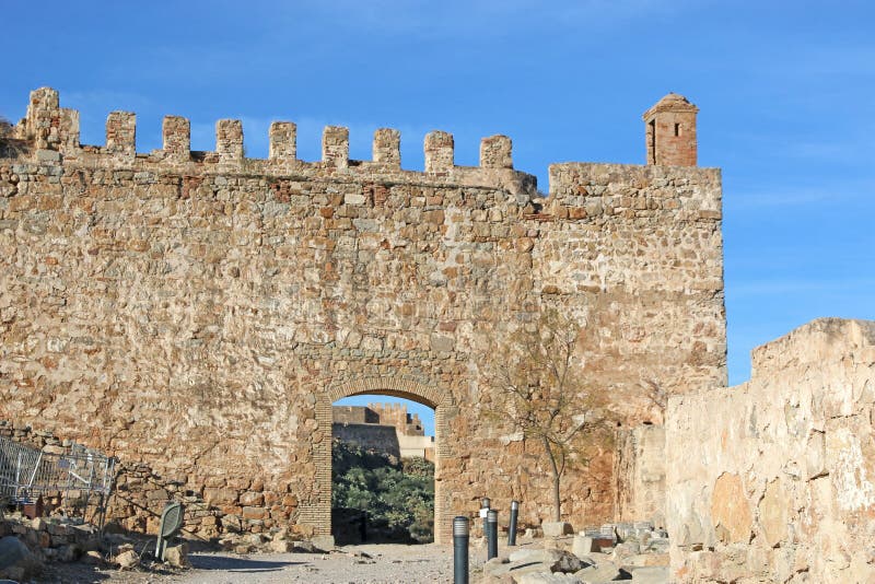 Sagunto Castle, Spain stock image. Image of fort, fortress - 231476311