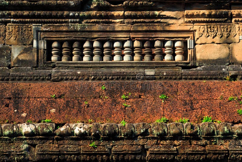 The Wall Around Ankor Wat, Cambodia Stock Photo - Image of civilization ...