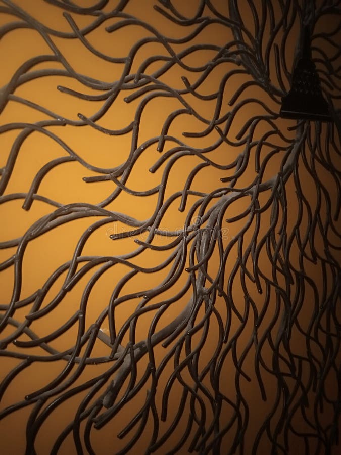 Wall art root decoration stock photo. Image of decoration - 264066232