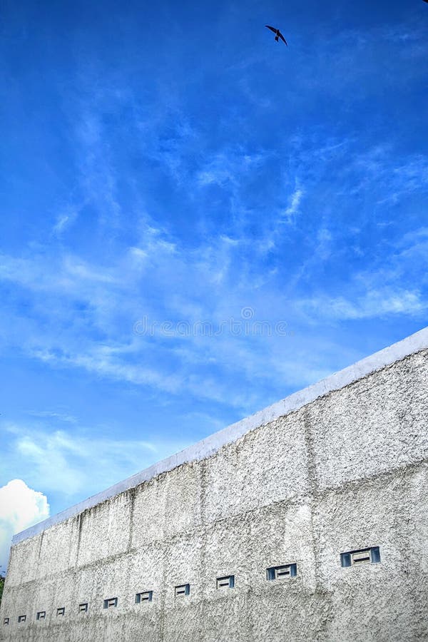 Wall Back Sky Daylight Sunshine Stock Photo - Image of sunah, sunshine ...