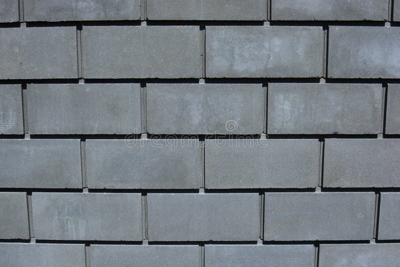 Wall Background of Dark Grey Bricks. Grey Brick Wall Background. Stock ...