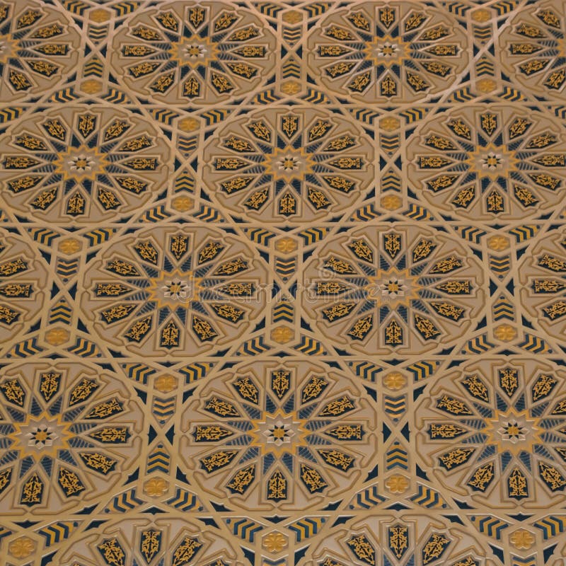 Wall Background Pattern in Arabic Style Stock Photo - Image of building ...