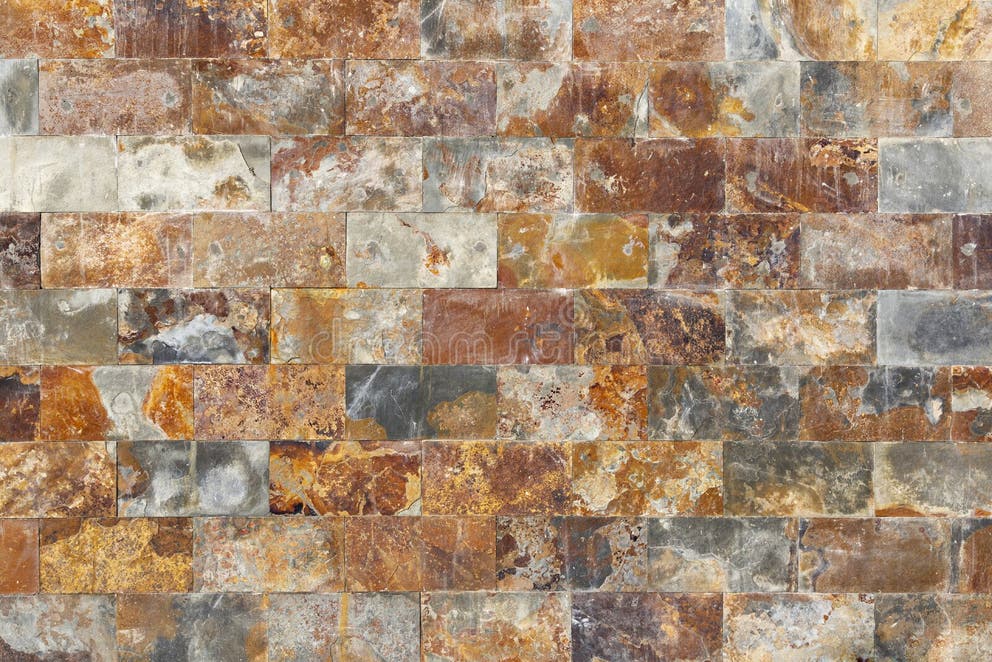 Wall Background with Rustic and Rust Textures Stock Photo - Image of ...