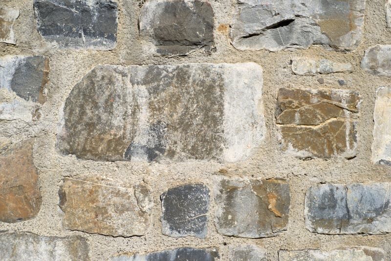 Stone wall view stock photo. Image of homogeneous, cobblestone - 150425464