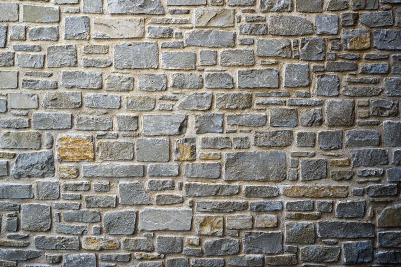 Stone wall view stock photo. Image of closeup, brick - 161468472