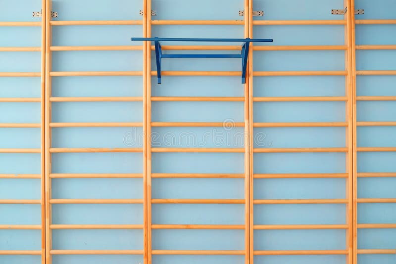 Wall bar in a fitness hall stock image. Image of recreational - 78080521