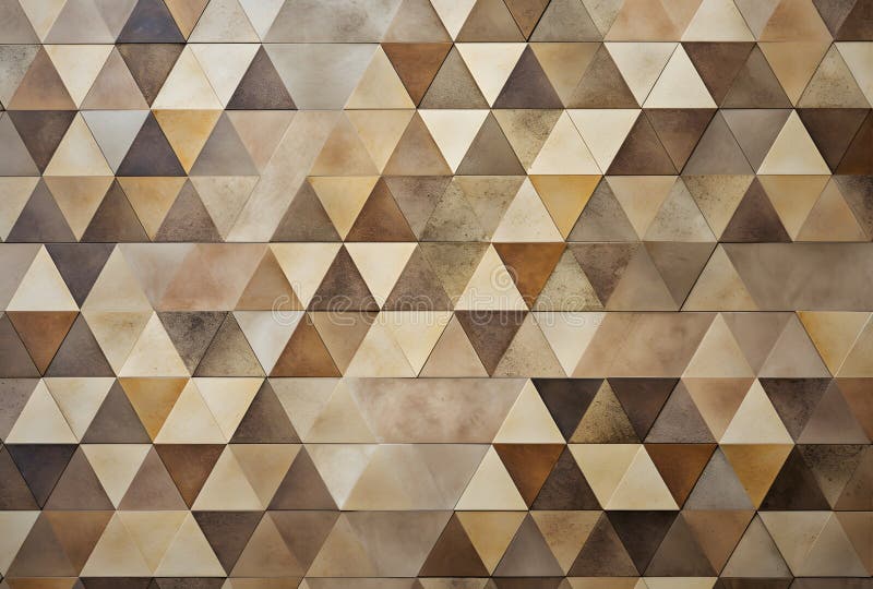 Geometric Triangle Pattern Wall Texture Stock Illustration ...