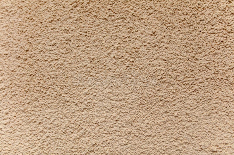 A Wall with a Beige Color and a Rough Texture Stock Image - Image of ...