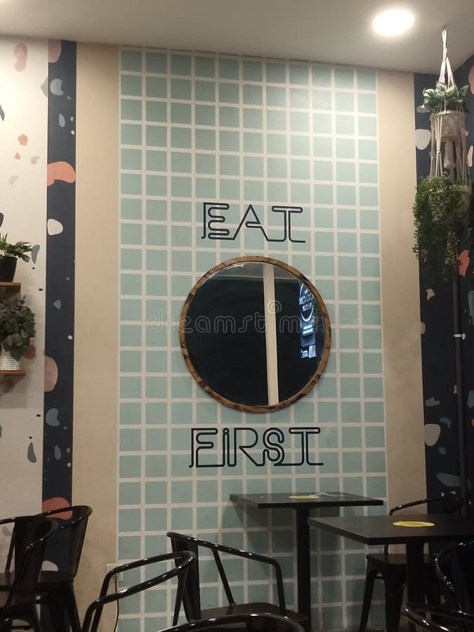 Restaurant Wall Best Photos from the Restaurant Stock Photo - Image of ...