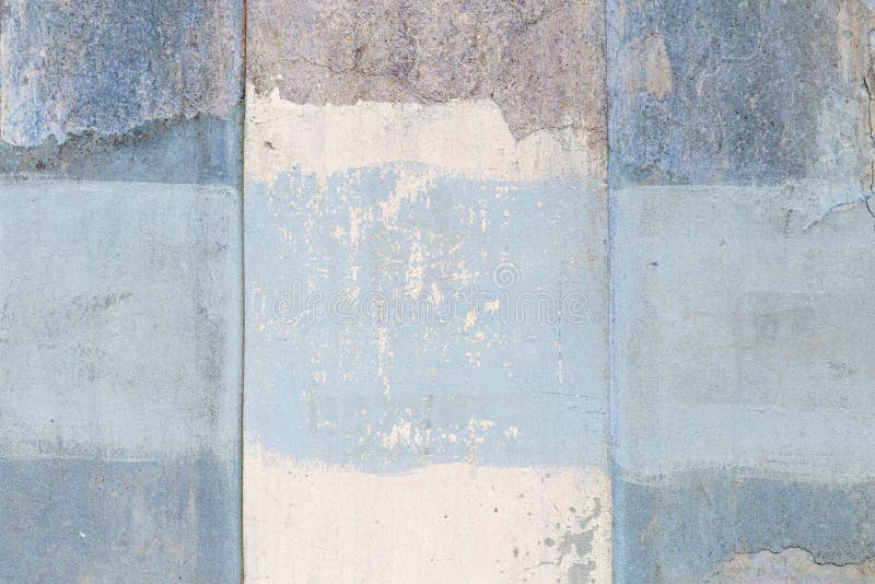 Wall with Blue Weathered Paint Stock Photo - Image of peel, exfoliate ...
