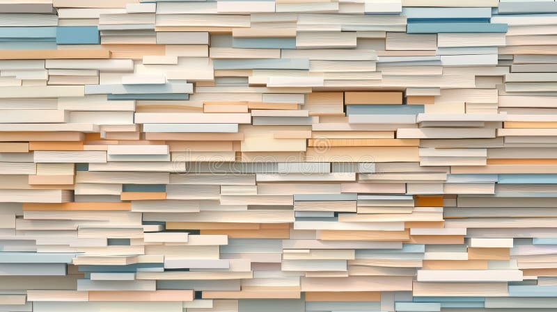 A Wall of Books with Different Colors and Sizes. Stock Photo - Image of ...