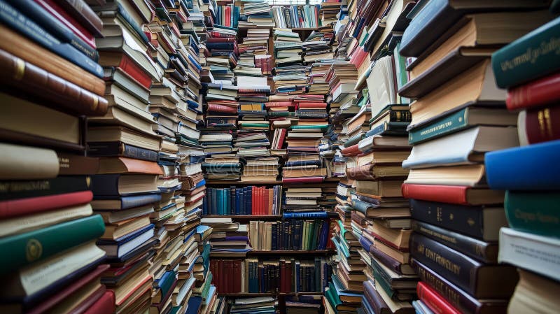 Wall of Books stock image. Image of vintage, books, text - 333993643