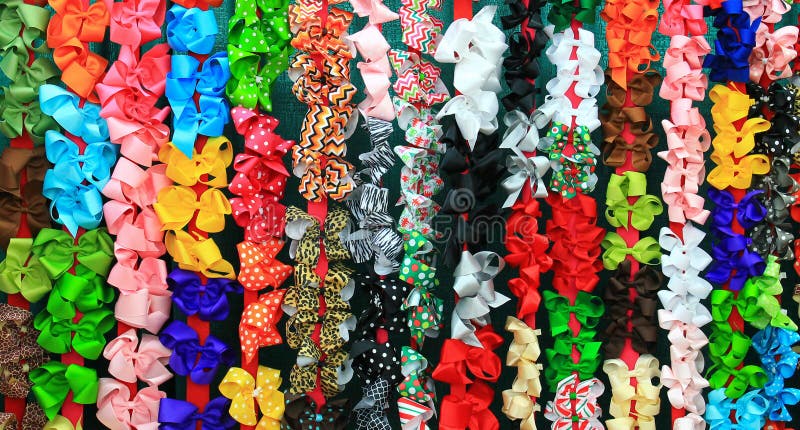 Wall of Bows stock photo. Image of accessory, hair, background - 52204094