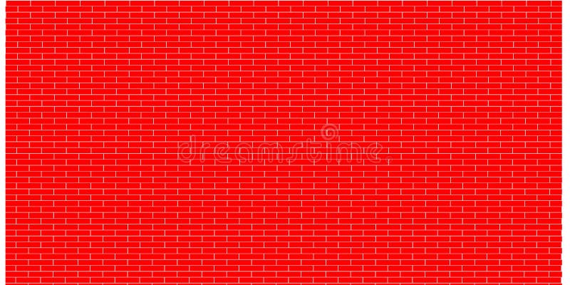 Wall Brick Pattern Background Vector. White Red and Gray Color Brick ...