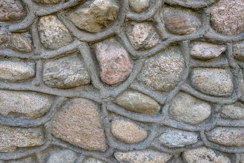 The Wall of the Building is Made of Stone Stock Image - Image of ...