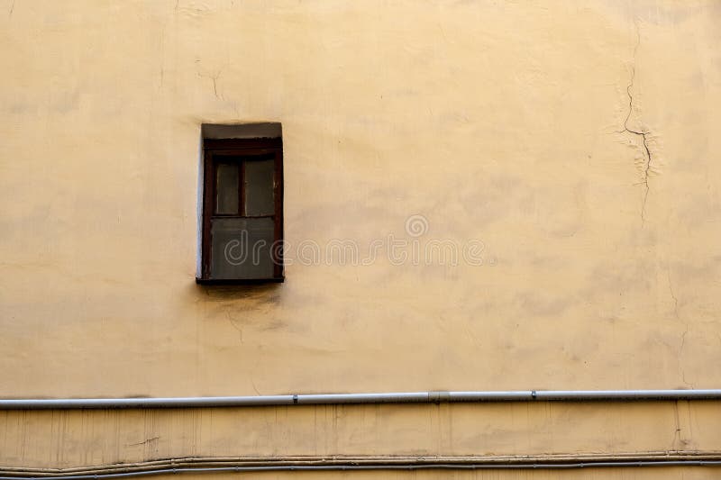 Small Rectangular Window on the Roof of the Building Stock Image ...