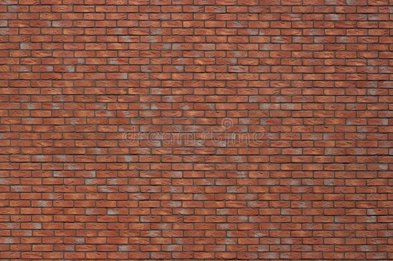 The Wall Built of Bricks, Close-up View. Stock Image - Image of ...