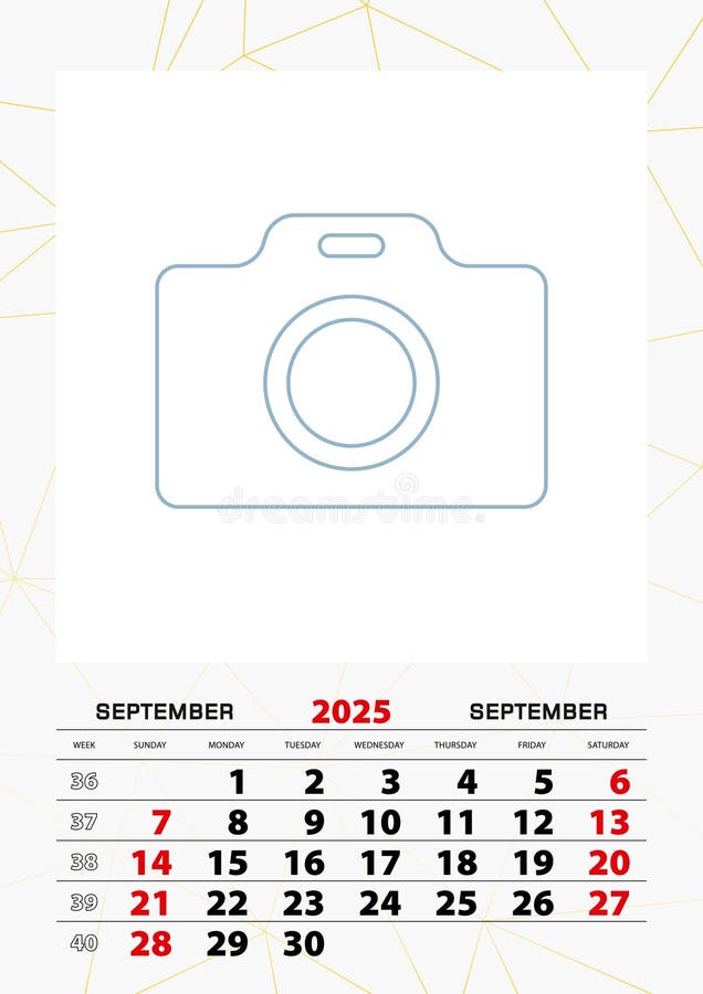 Calendar for September 2023, Blue Circle Design. English Language, Week ...