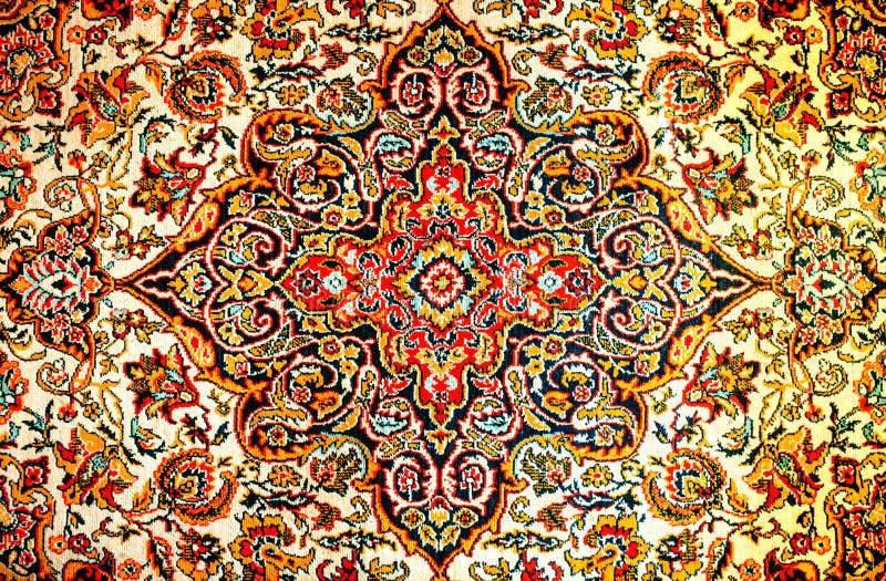 Wall Carpet. Red Carpet with an Abstract Pattern Stock Image - Image of ...